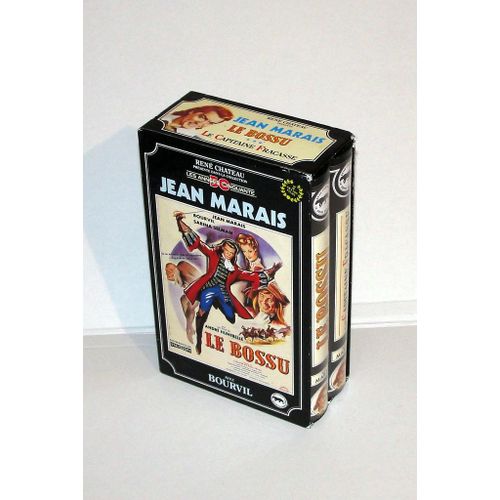 Coffret jean marais vhs le capitaine fracasse le bossu renée chateau les années 50 | Rakuten