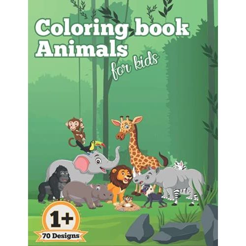 Coloring Book Animals | Libro para colorear animales para niños 1 con ...