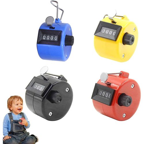 Compteur de pointage Portable,Cliqueur de Compteur à 4 Chiffres ... Compteur de pointage Portable,Cliqueur de Compteur à 4 Chiffres ...