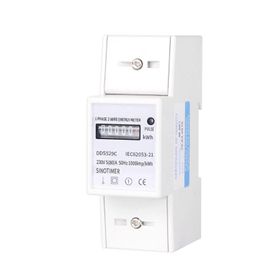 Compteur numérique monophasé 2 fils 2P 230V DIN Rail, KWh, compteur ...