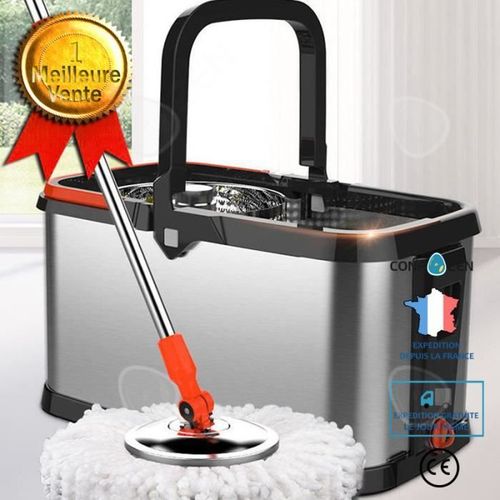 CONFO® Vadrouille rotative à double entraînement, acier inoxydable ...