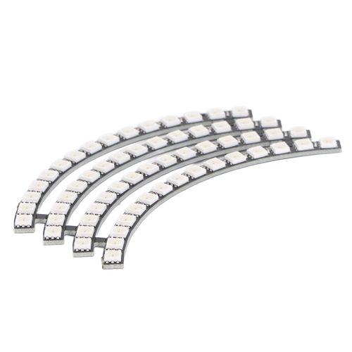 CONNOR Carte de lampe LeD 60 bits WS2812 5050 RGB, module d'eclairage ...