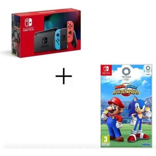 CONSOLE NINTENDO SWITCH + MARIO ET SONIC AUX JEUX OLYMPIQUE DE TOKYO 2020 | Rakuten