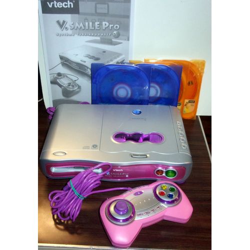 CONSOLE VTech V.Smile Pro - Rose - jouets | Rakuten