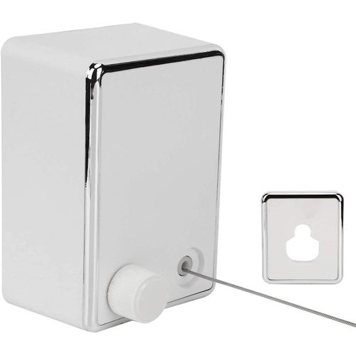 Corde à Linge rétractable Murale en Acier Inoxydable Séchage à Linge ...