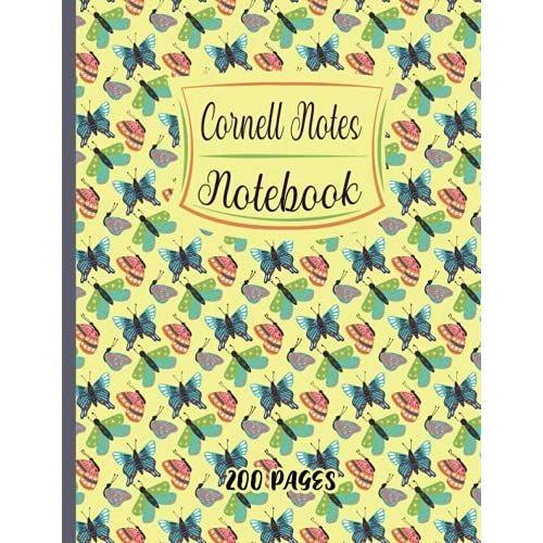 Cornell Notes Notebook: Cute butterflie, Cornell Notes, Cornell method ...