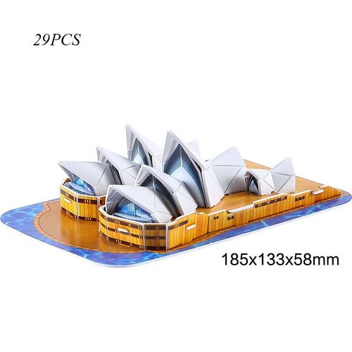Couleur Opéra de Sydney Puzzle d'architecture de monument en 3D en ...