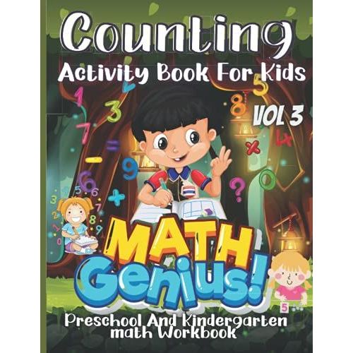 Counting Activity Book For Kids Vol 2: Coloring Counting Activities ...