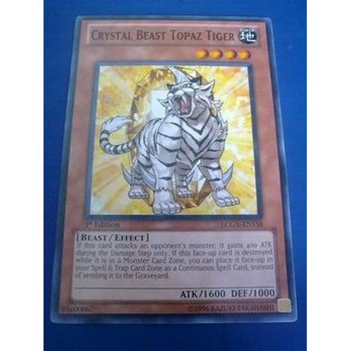 Crystal Beast Topaz Tiger (Bête Cristalline : Tigre de Topaze ) - Yu-Gi ...