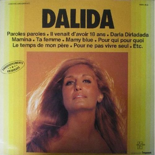 LP « Dalida/77 - Paroles, paroles » - Vinyle | Rakuten