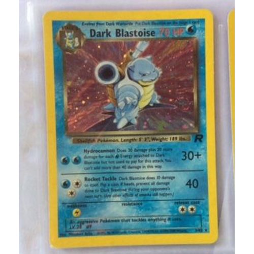 Dark Blastoise HOLO - VO - Tortank Obscur Holo (Anglais) | Rakuten