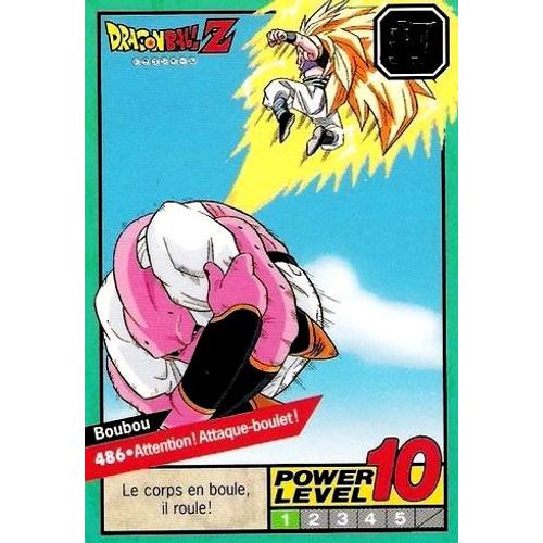 Dbz Carte Dragon Ball Z Part 12 Power Level Carddass Fr Le Grand Combat ...