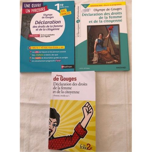 Déclaration des droits de la femme et de la citoyenne - Olympe de ...