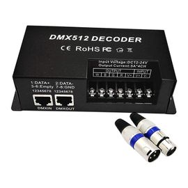 Décodeur DMX à 4 canaux RGBW PWM DMX512, pilote de variateur ...