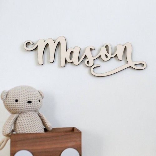 Decorations Murales Avec Noms D'enfants, Lettres A Suspendre Sur Mesure ...