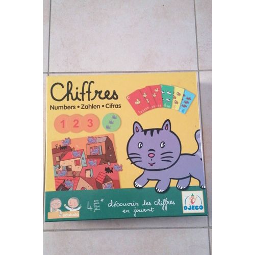 Découvrir les chiffres en jouant - jeux societe | Rakuten