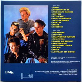Depeche mode - live in lund sweden 1984- some great reward tour - 2cd digipack | Rakuten