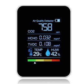 Détecteur de dioxyde de carbone Portable 5 en 1 capteur de CO2 moniteur ...