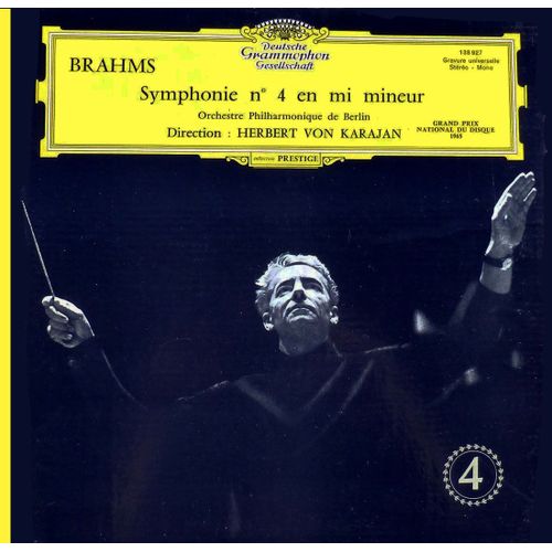 Deutsche Grammophon 138 927 - BRAHMS - Symphonie n°4 en mi mineur - Orchestre Philharmonique de ...