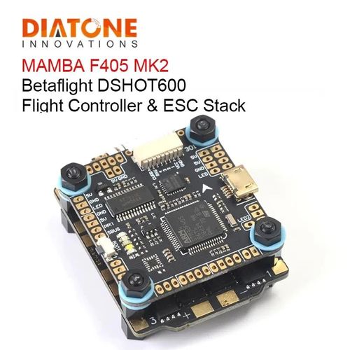 Diatone MAMBA F405 MK2 F405MK2 Betaflight Flight Controller & F40 40A 3-6S DSHOT600 Brushless ...