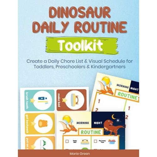 Dinosaur Daily Routine Toolkit: Create a daily chore list and visual ...