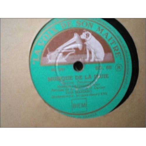 DISQUE LA VOIX DE SON MAITRE VINYLE 78T / LUIS MARIANO / MUSIQUE DE LA ... DISQUE LA VOIX DE SON MAITRE VINYLE 78T / LUIS MARIANO / MUSIQUE DE LA ...