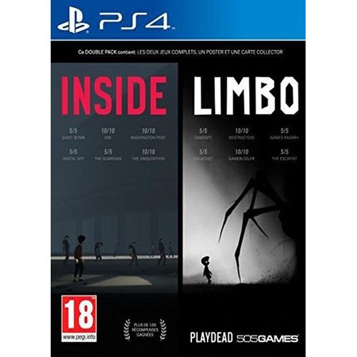 Double Pack : Inside + Limbo PS4 - Jeux Vidéo | Rakuten