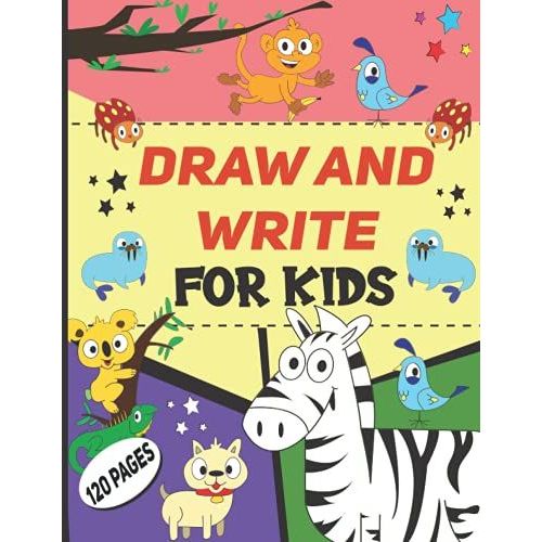 Draw and Write Before Sleep For Kids: Draw And Write On Blank Pages for ...