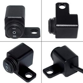 DYG 1 Pc 12v 15a Cnc interrupteurs de moto étanche On Off sur guidon interrupteur de commande ...