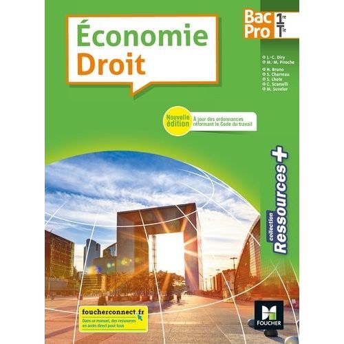 Economie Droit 1re Tle Bac Pro - Manuel De L'élève | Rakuten