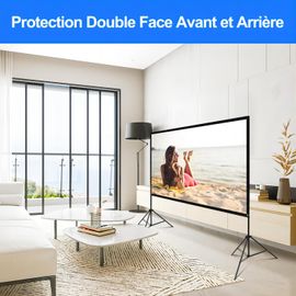 Écran de Projection - Vidéoprojecteur avec Support, VISULAPEX 120 ...