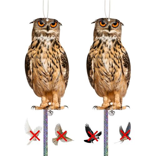 Effaroucheur Oiseaux,Repulsif Pigeon Epouvantail Oiseaux,Anti Pigeons ...