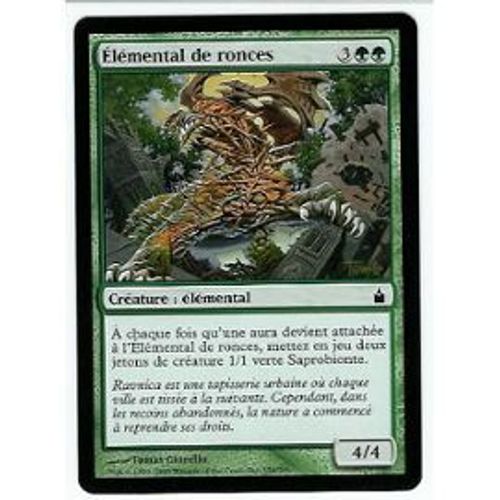 Élémental de ronces ( Bramble Elemental ) - Magic MTG - Ravnica FOIL ...