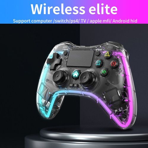 Elite RVB - Manette de jeu sans fil RVB Dualshock, manette de jeu ...