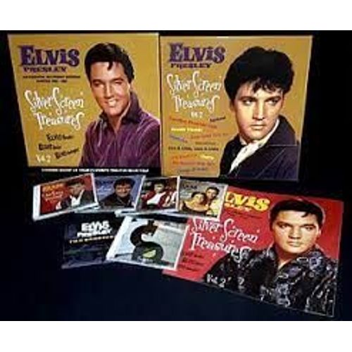 ELVIS PRESLEY SILVER SCREEN TREASURES 1965-1969 VOL. 2 DELUXE BOX FORMAT LP 6 CDS BOOKLET FORMAT ...