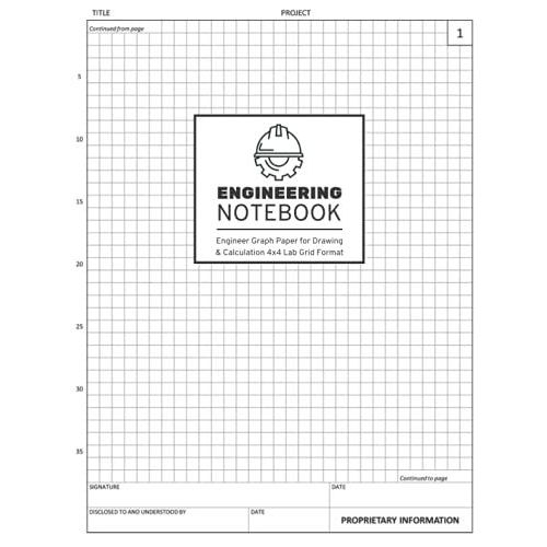 Engineering Graph Paper: 150 Pages Engineering Computation Pad ...
