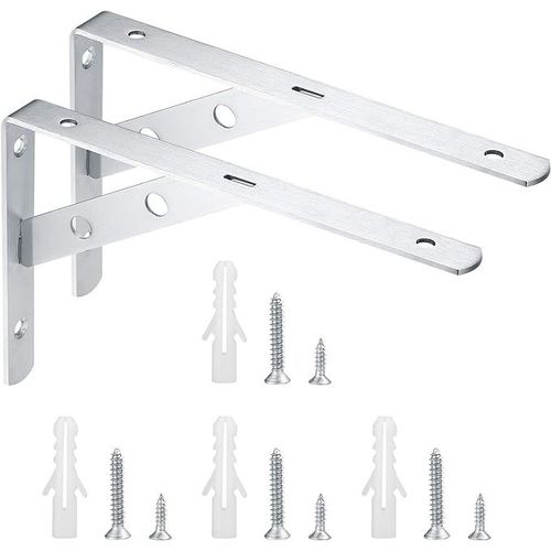 Équerre De Fixation, Equerre Murale, Support Etageres Murales Triangle ...