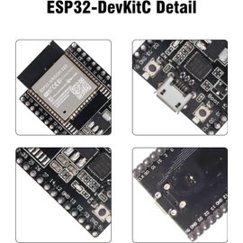 Esp32 Devkitc Esp32 Carte De Développement Esp Wroom 32d Node Mcu 32