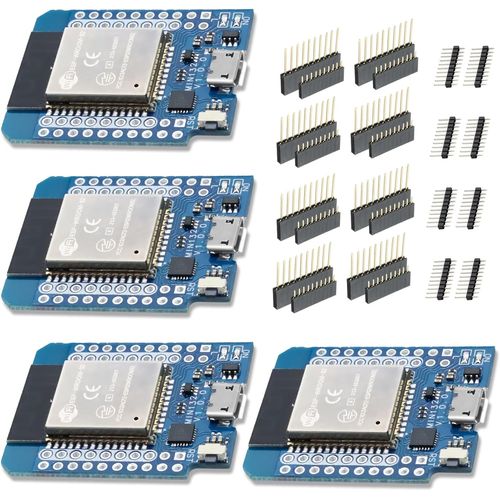 ESP32 Mini Carte de développement 4 Pièces ESP32 Live Mini KIT Modul SP32-WROOM-32 Module ...