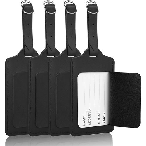 Étiquettes de Bagage, 4PCS Étiquettes d'identification de Valise ...