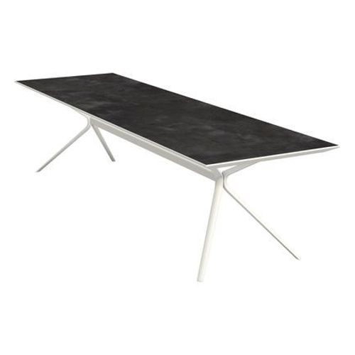 Fast by Weishäupl - Table rectangulaire Moai avec plateau en pierre ...