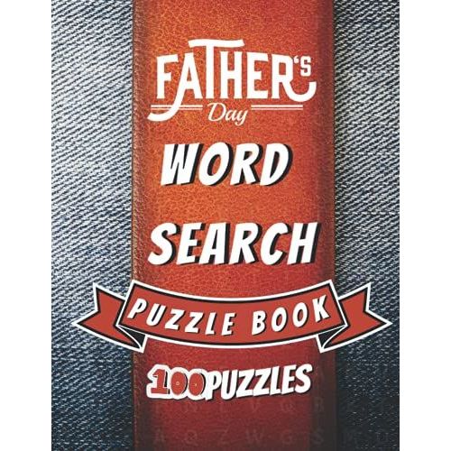 Father's Day Word Search Puzzle Book: Large Print Word Search Puzzles ...