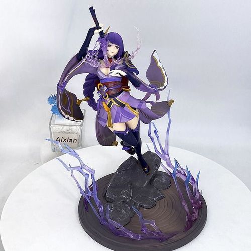 Figurine de dessin animé Genshin Impact Keqing en PVC 25cm Collection ...