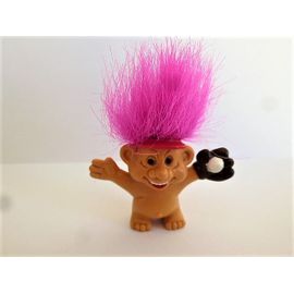 Figurine embout de crayon weetos troll baseball cheveux violets | Rakuten