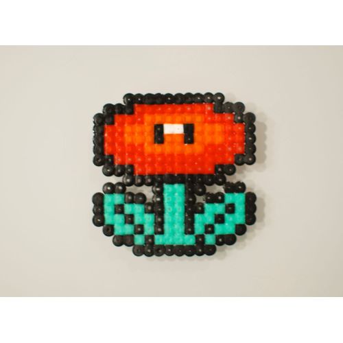 Figurine Fleur Super Mario Nintendo / Hama | Rakuten