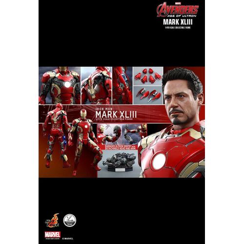 Figurine Hot Toys QS005 - Marvel Comics - Avengers : Age Of Ultron - Iron Man Mark 43 | Rakuten