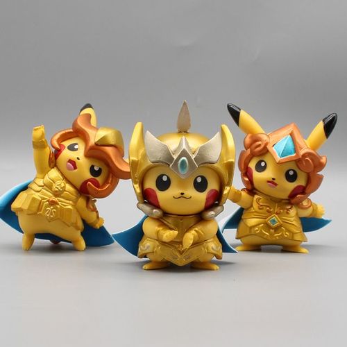 Figurines Pokemon Anime GK Pikachu Saint Seiya figurine d'action ...