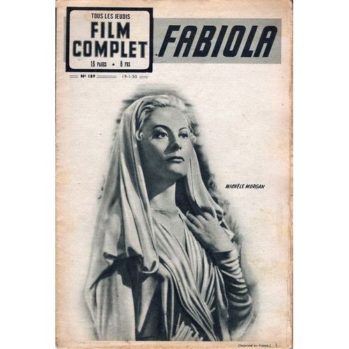 Film complet 189 Fabiola avec Michèle Morgan, Michel Simon, Henri Vidal ...