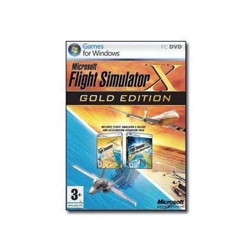 Microsoft Flight Simulator X Gold Edition - Ensemble complet - PC - DVD ...