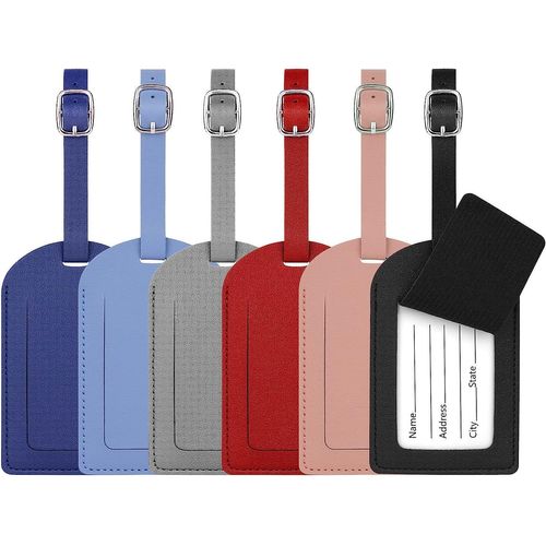 Flintronic? étiquettes de Bagage 6PCS étiquettes d'identification de ...